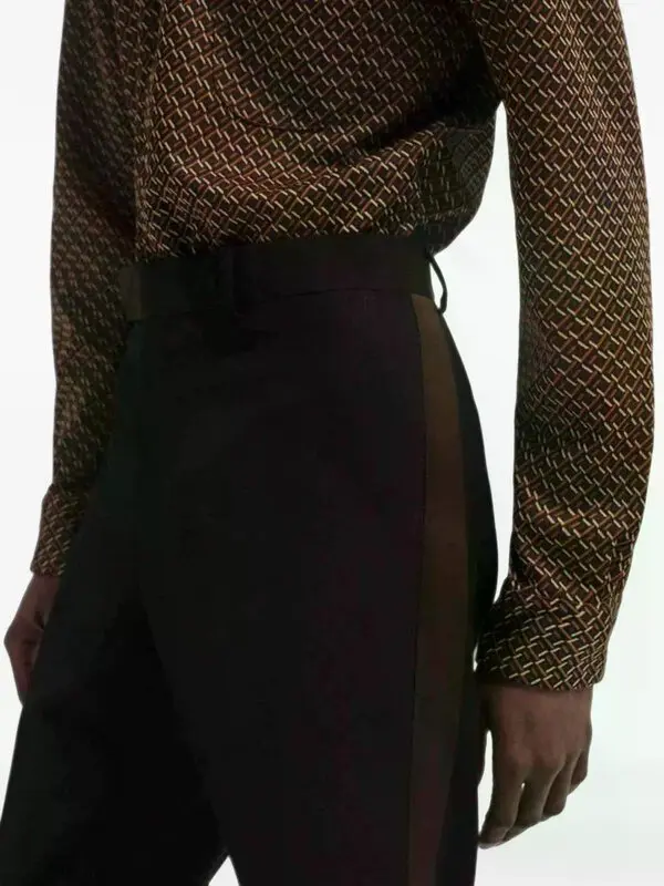 WALES BONNER Modernist Jacquard-knit Shirt