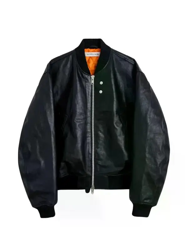 SUNFLOWER Flight Leather Jacket