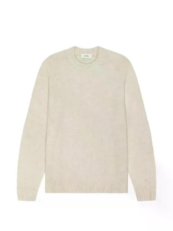 LES DEUX Round Neck Raglan Sleeve Sweater - Neutrals