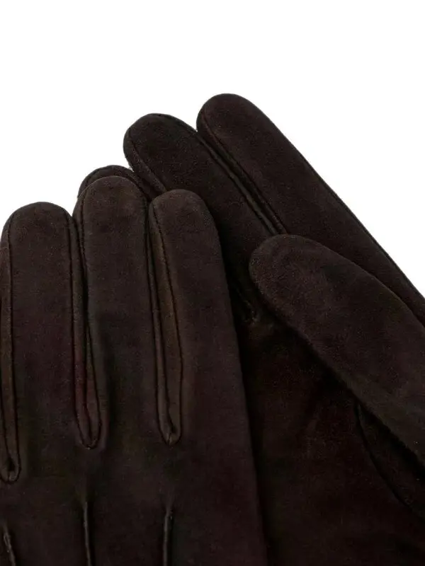 Marc O'polo Suede-finish Logo-patch Gloves