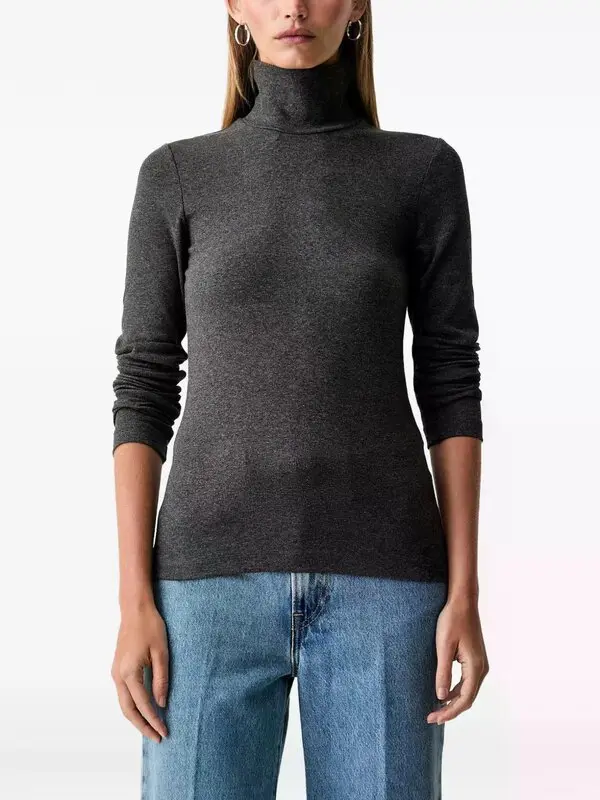 Marc O'polo Ribbed-knit Roll-neck Top