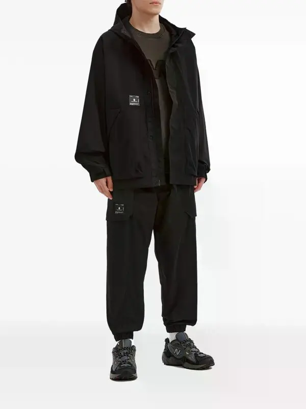 FINGERCROXX Hooded Jacket With Logo Patch