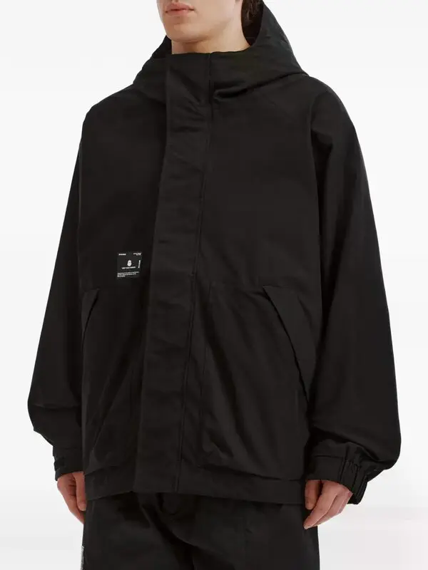 FINGERCROXX Hooded Jacket With Logo Patch