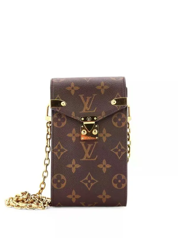 LOUIS VUITTON Metis Phone Pouch On Chain Monogram Canvas Shoulder Bag - Brown