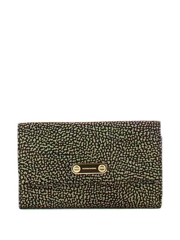 Borbonese Op-print Foldover Wallet - Black