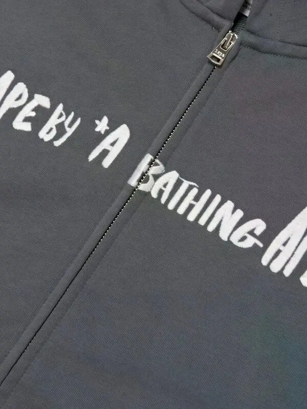 AAPE BY *A BATHING APE Logo-print Zip-up Hoodie