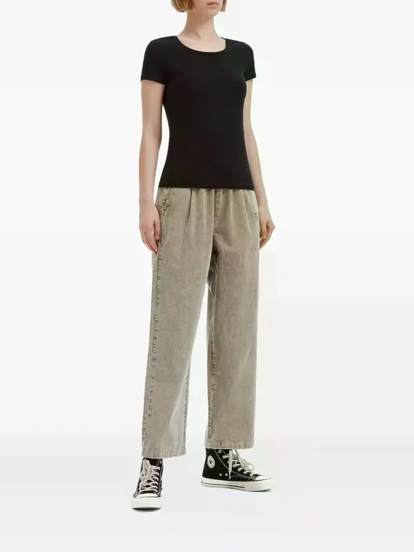FINGERCROXX Corduroy Pleated Trousers