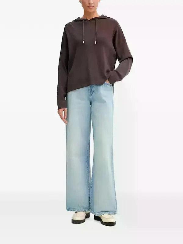 BENETTON Drawstring Side-slit Hoodie