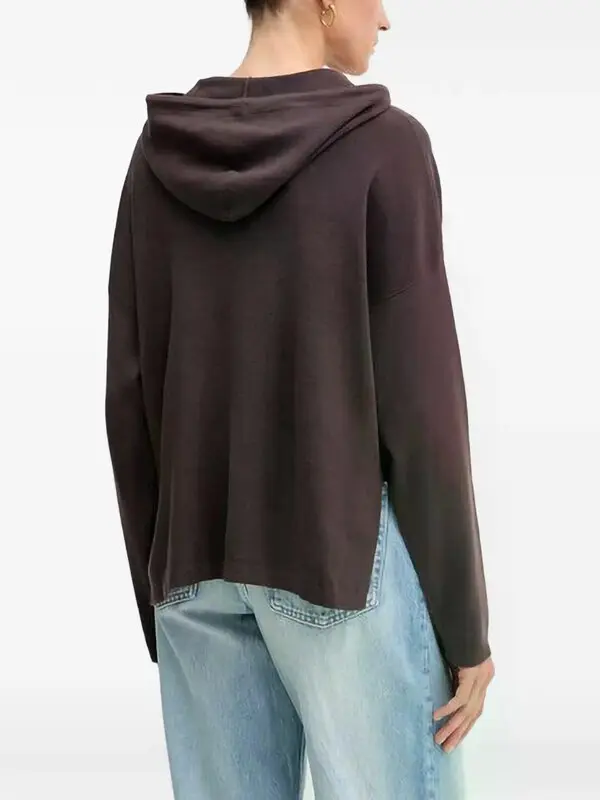 BENETTON Drawstring Side-slit Hoodie