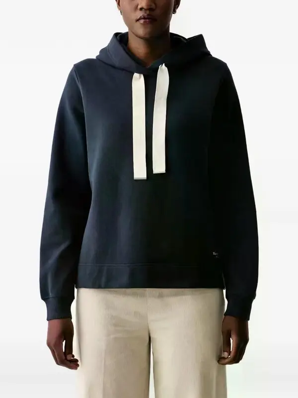 Marc O'polo Logo Print Hoodie - Blue