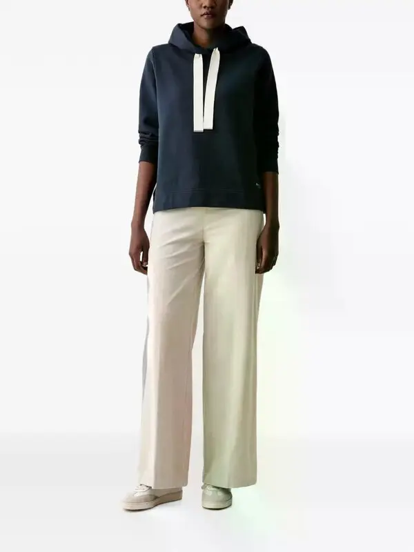 Marc O'polo Logo Print Hoodie - Blue