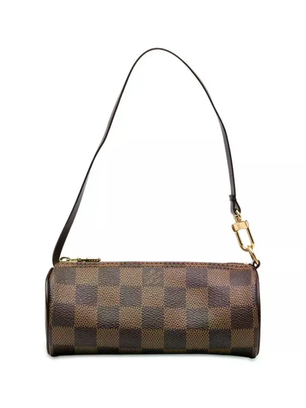 LOUIS VUITTON Damier Ebene Papillon Pochette Handbag