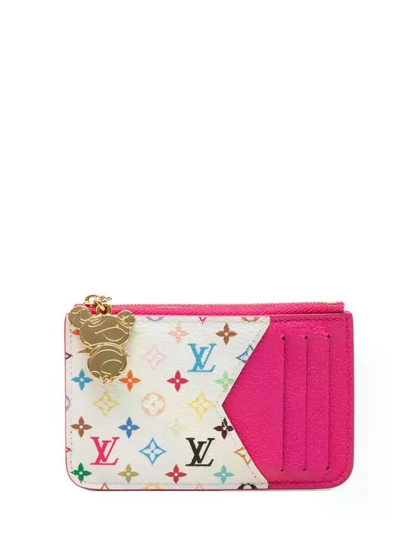 LOUIS VUITTON 2021-2026 Takashi Murakami Monogram Empreinte And Monogram Multicolore Romy Card Holder