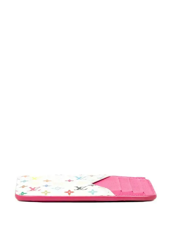 LOUIS VUITTON 2021-2026 Takashi Murakami Monogram Empreinte And Monogram Multicolore Romy Card Holder