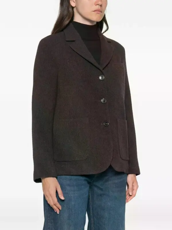19.61 MILANO Anita Herringbone-pattern Blazer