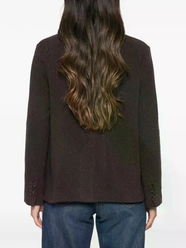 19.61 MILANO Anita Herringbone-pattern Blazer