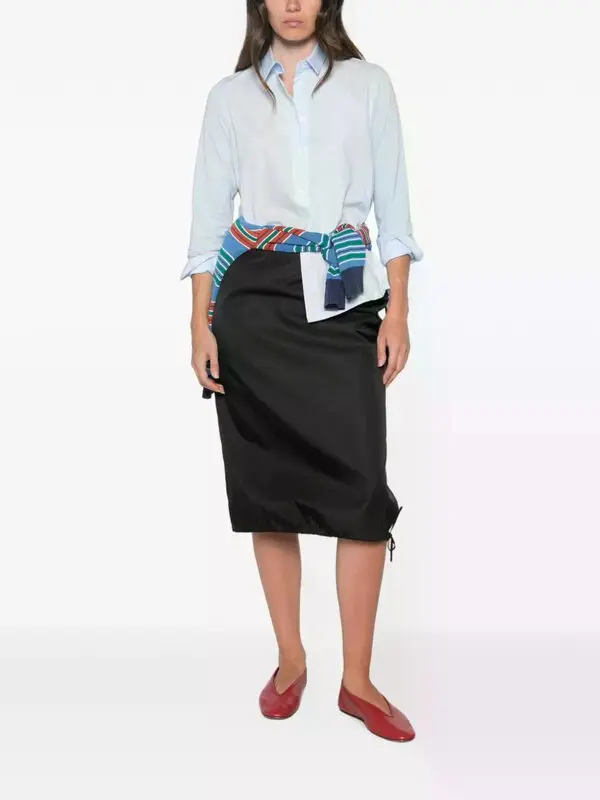 WHYCI Panelled Long-sleeve Shirt