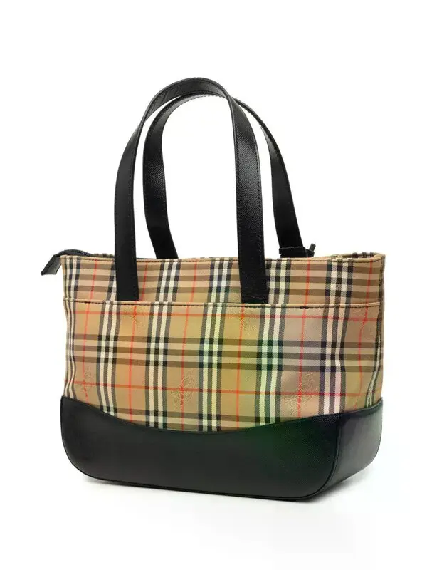 Burberry 2000-2017 Haymarket Check Canvas Tote Bag