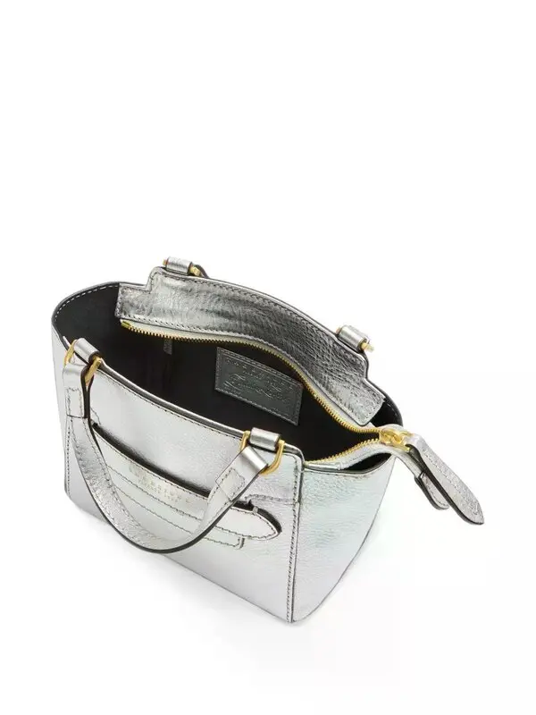 THE BRIDGE Laminated Leather Bucket Bag