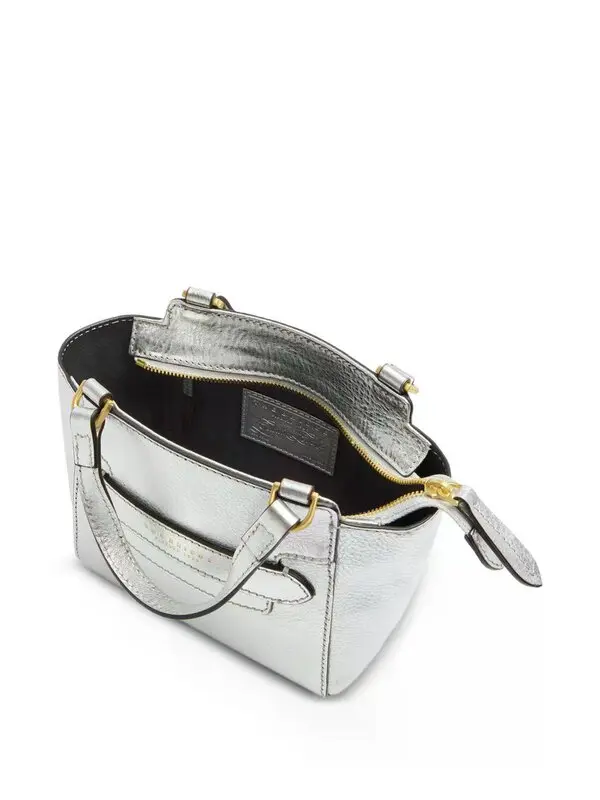 THE BRIDGE Laminated Leather Bucket Bag