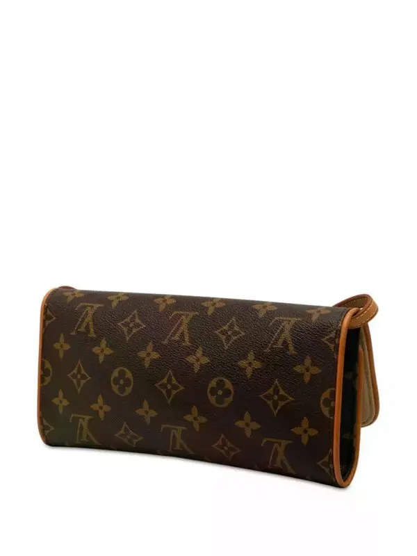 LOUIS VUITTON Monogram Pochette Twin Gm Crossbody Bag