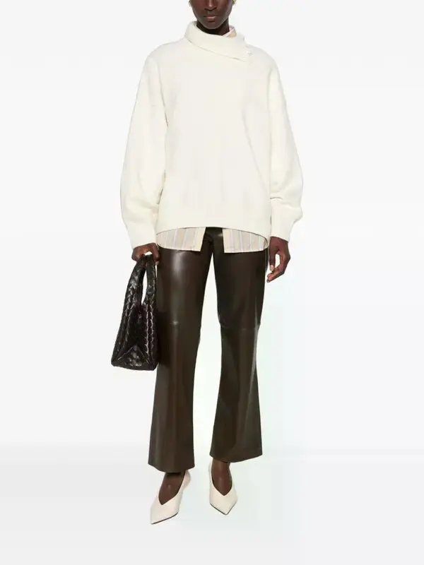 Max Mara Leather Trousers