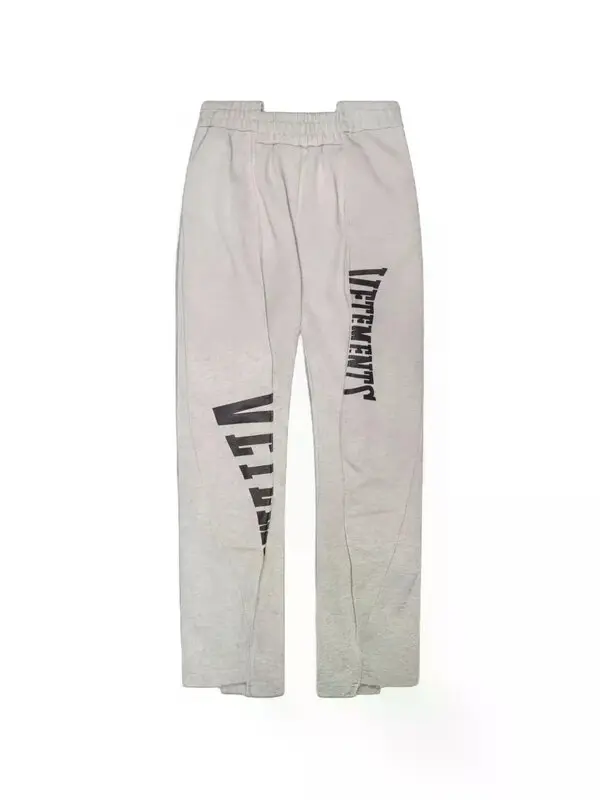 Vetements Cut Up Logo Elasticated-waistband Track Pants