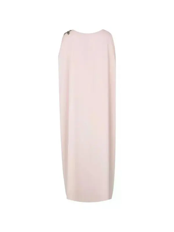 LOODYANA Hand-embroidered Cape Maxi Dress