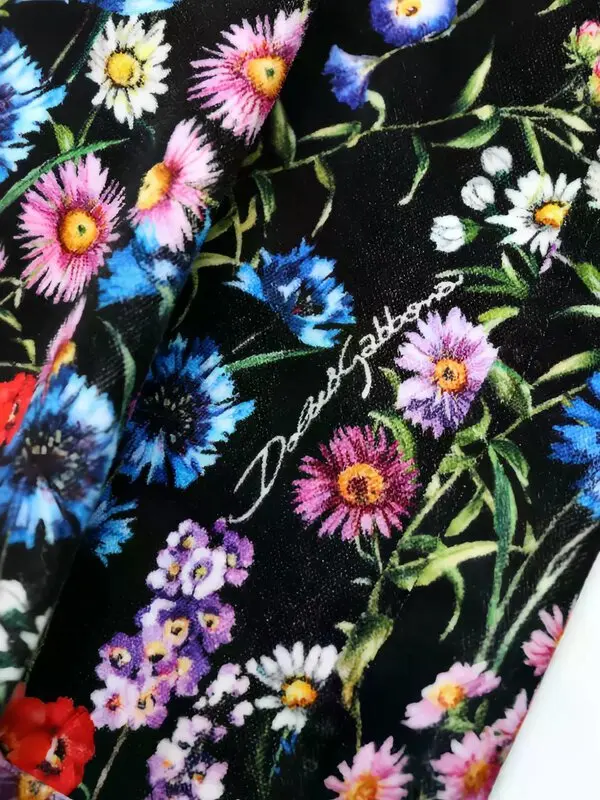 Dolce & Gabbana Floral-print Pleated Shorts