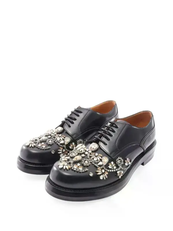 Dior 2020s Bijou Crystal-embellished Dress Shoes - Black