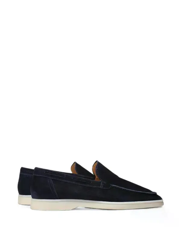 AURELIEN Suede Loafers - Blue