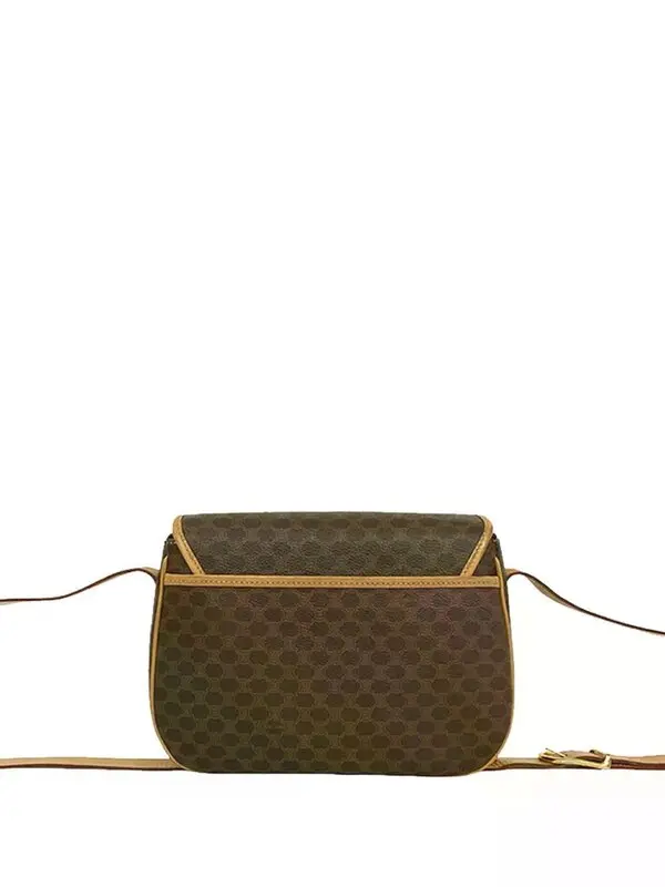 Celine 2014 Macadam Coated Canvas Crossbody Bag