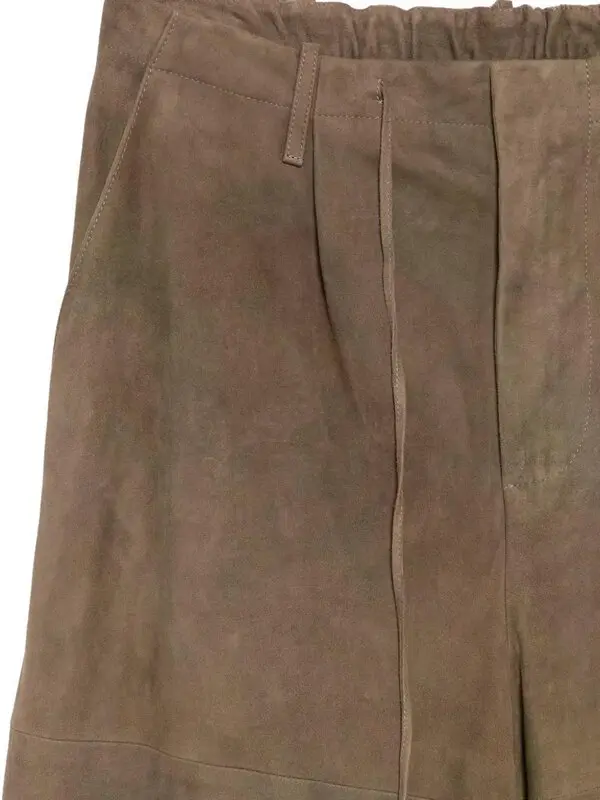 Simonette Ravizza Suede Drawstring Trousers