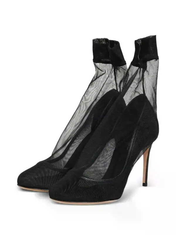 Dolce & Gabbana Mesh Panel Stretch Pumps