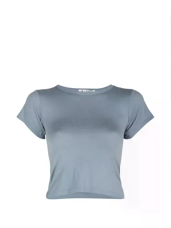 Eterne Cropped Short-sleeve T-shirt - Blue