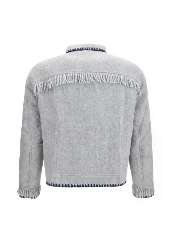 BAZISZT Vedu Reversible Fringed Jacket