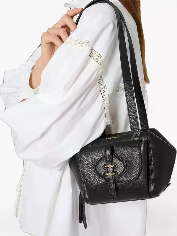 COCCINELLE Small Mavery Pocket Leather Shoulder Bag