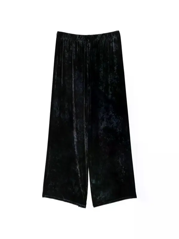 Avant Toi Velvet Wide-leg Trousers