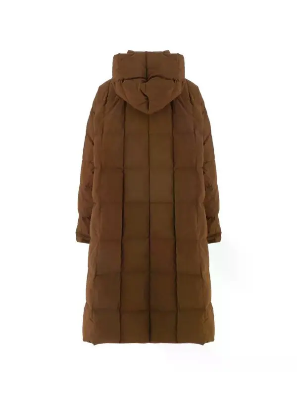 IENKI IENKI Pyramid Quilted Hooded Coat
