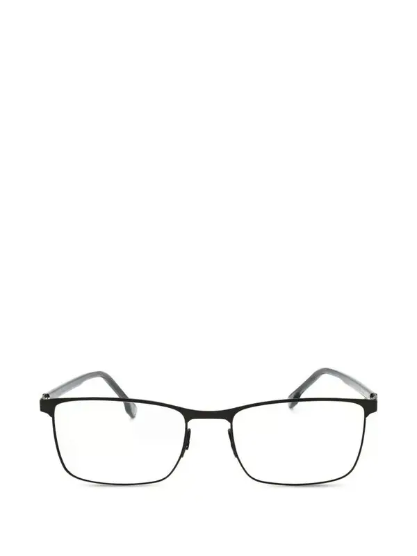 BOSS Rectangle Frame Eyeglasses - Black