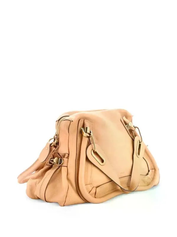 Chloé Paraty Leather Medium Satchel - Neutrals