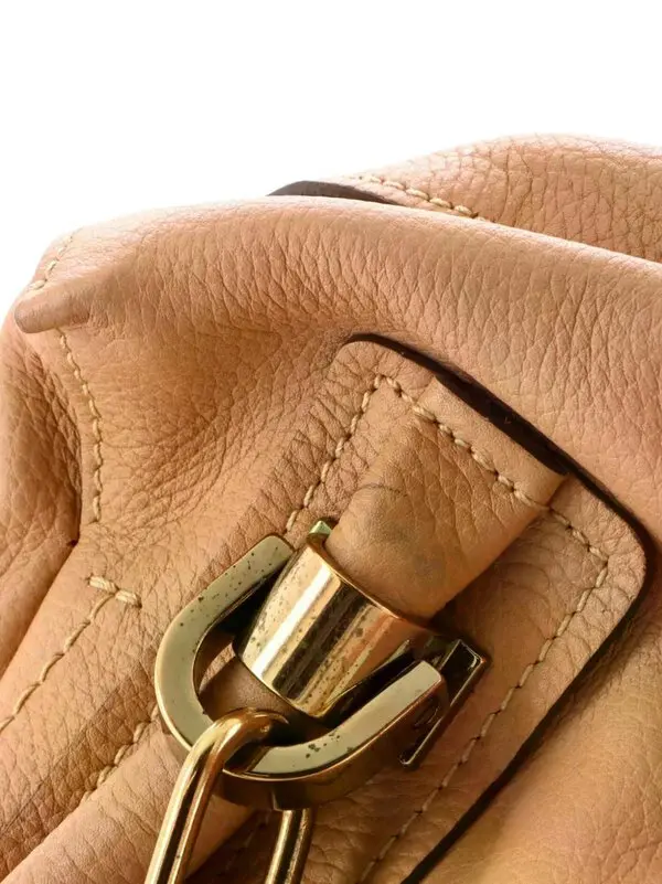 Chloé Paraty Leather Medium Satchel - Neutrals