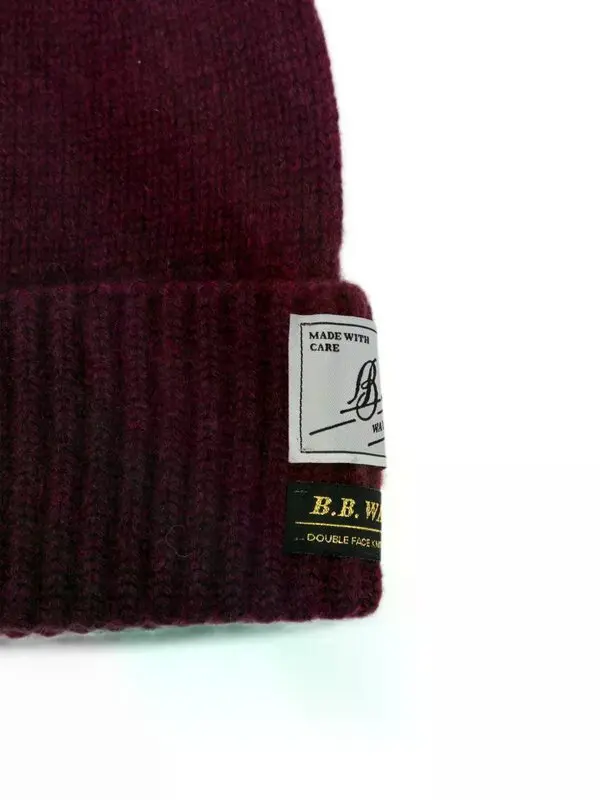 B.B. WALACE Ribbed-knit Beanie Hat