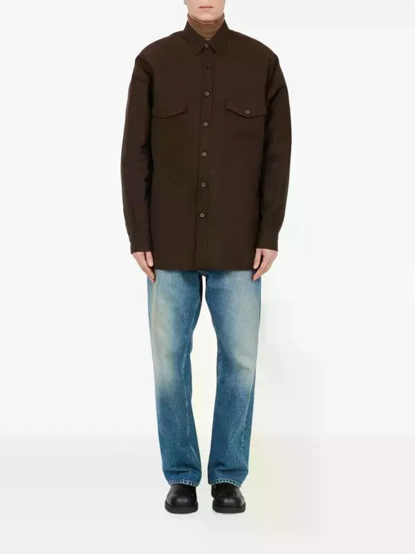 MAISON MARGIELA Reversible Wool-blend Shirt