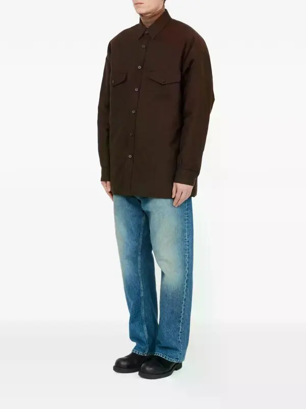 MAISON MARGIELA Reversible Wool-blend Shirt