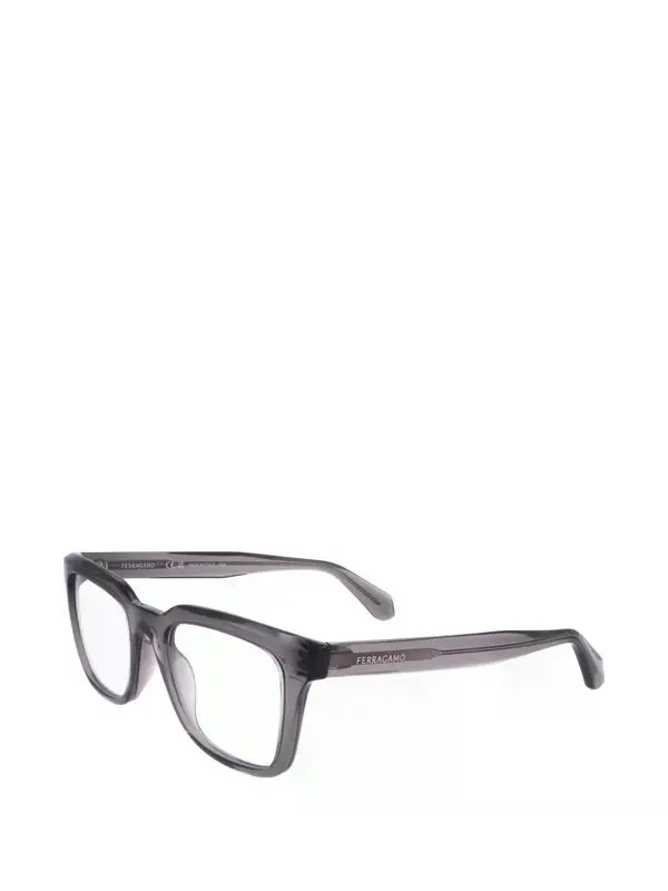 FERRAGAMO Rectangle Frame Glasses - Grey