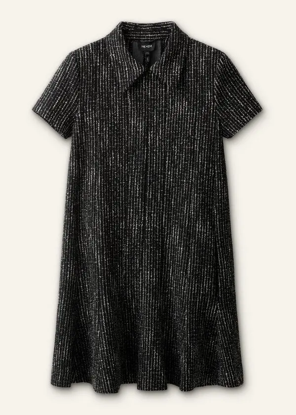 ME+EM Fluted Hem Mini Dress