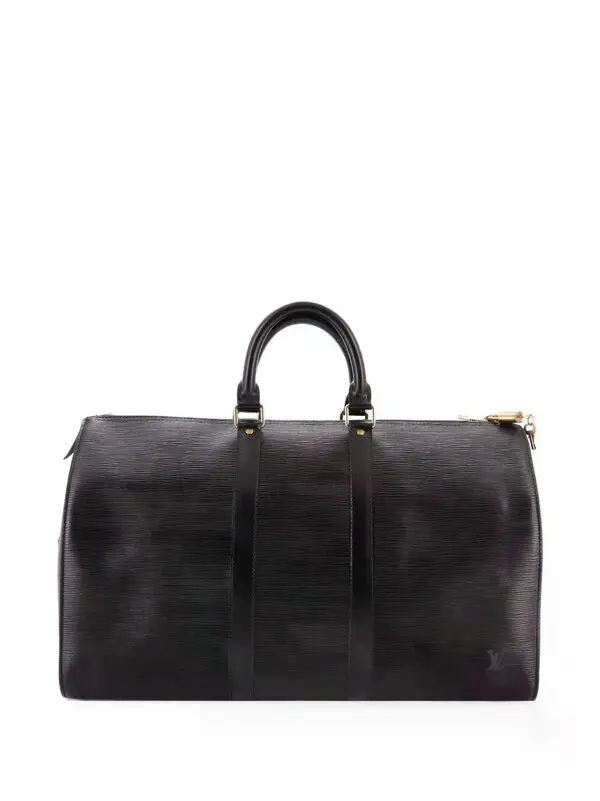 LOUIS VUITTON Keepall Epi Leather 45 Travel Bag - Black