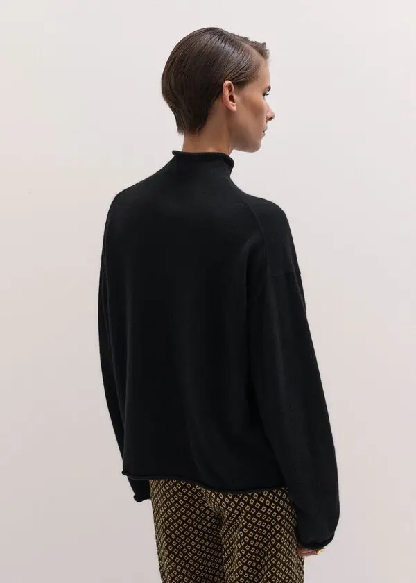 ME+EM High Neck Relaxed Cashmere Sweater