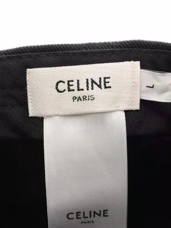 Celine Sequin Logo Cap